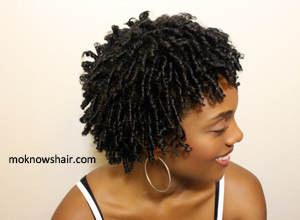 Finger Coils on 3C Hair - MoKnowsHair